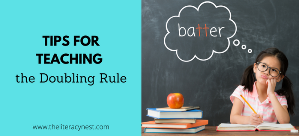Tips for Teaching the Doubling Rule - The Literacy Nest