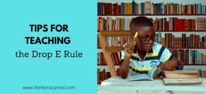 Tips for Teaching the Drop E Rule - The Literacy Nest