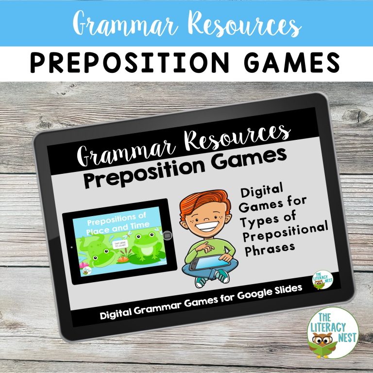 Phrases Clauses and Conjunctions Grammar Games - The Literacy Nest