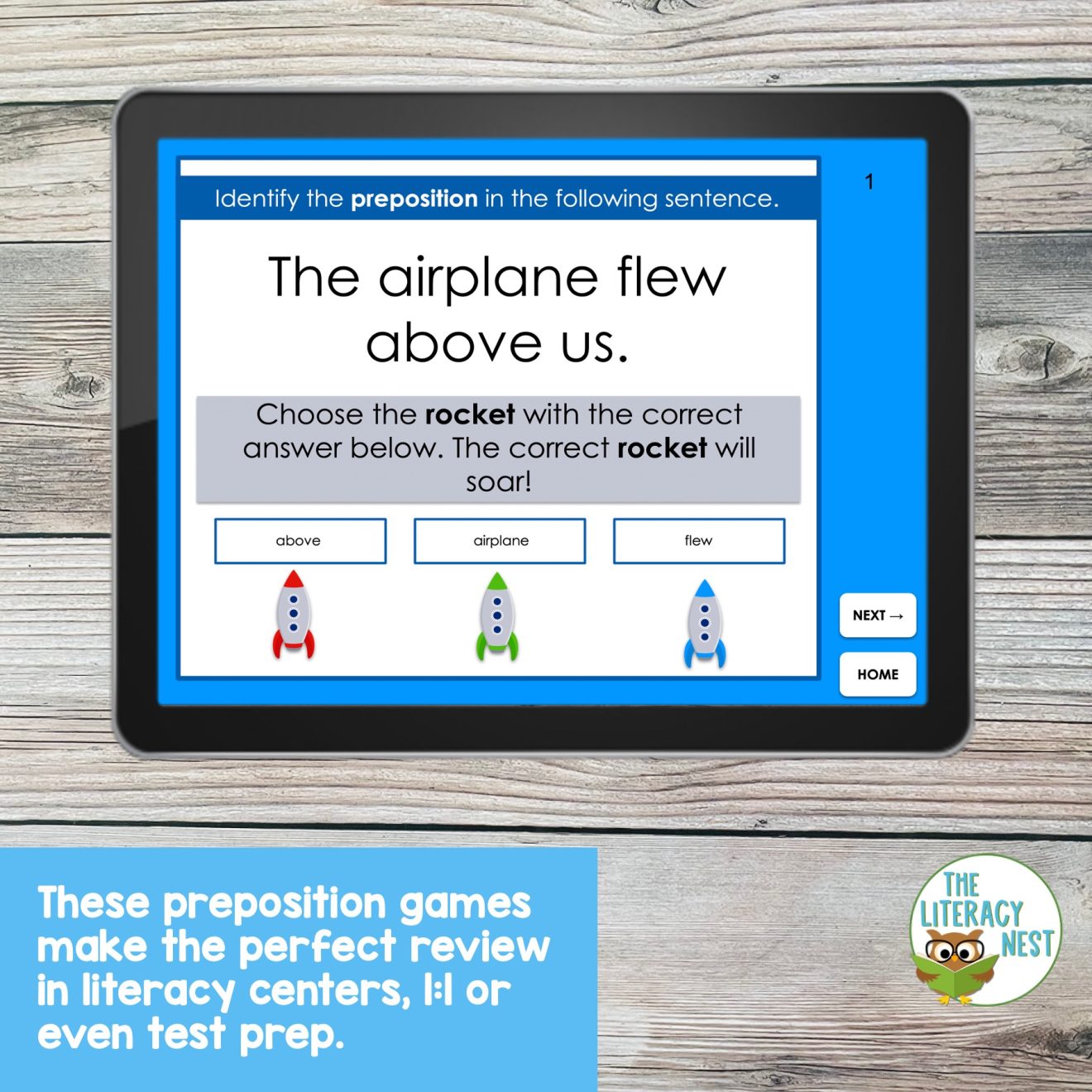 Parts of Speech Games Prepositions, Prepositional Phrases - The ...