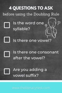 Tips for Teaching the Doubling Rule - The Literacy Nest