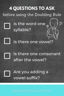 Tips for Teaching the Doubling Rule - The Literacy Nest