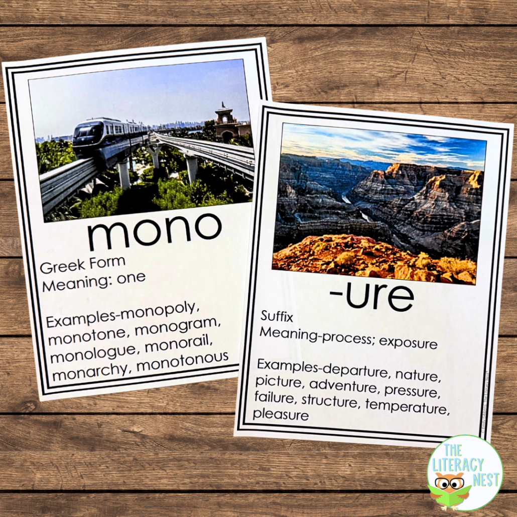 Morpheme Posters for Prefixes, Suffixes, Roots, Greek Forms - The ...