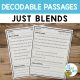 Consonant Blends Decodable Reading Passages - The Literacy Nest