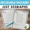 Digraphs Decodable Reading Passages for Orton-Gillingham Lessons - The ...