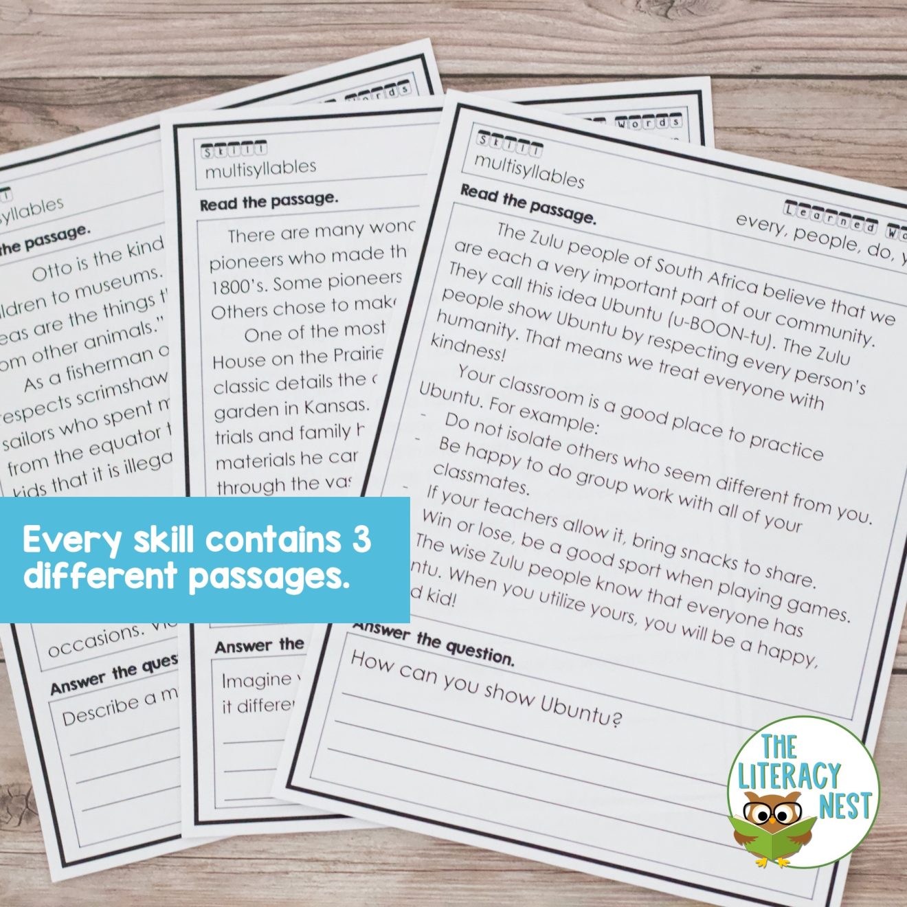 Decodable Passages for Open Syllables - The Literacy Nest