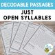 Decodable Passages for Open Syllables - The Literacy Nest