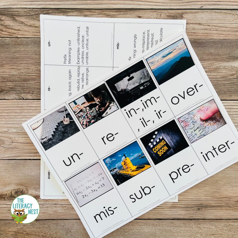 Morpheme Cards for Prefixes, Suffixes, Roots, Greek Forms - The ...