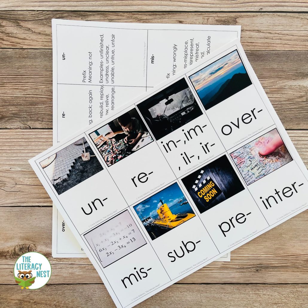 Morpheme Cards for Prefixes, Suffixes, Roots, Greek Forms - The ...