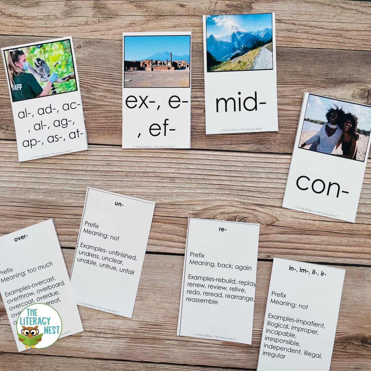 Morpheme Cards for Prefixes, Suffixes, Roots, Greek Forms - The ...