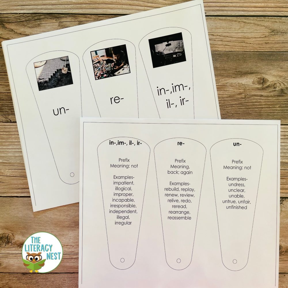 Morphology Activities Morpheme Fans for Prefixes, Suffixes, Roots ...