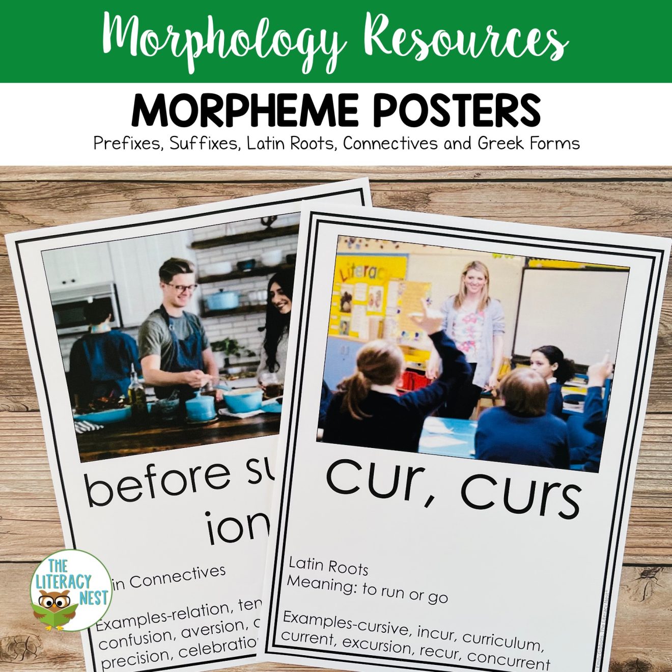 Morphology Activities Morpheme Fans for Prefixes, Suffixes, Roots ...