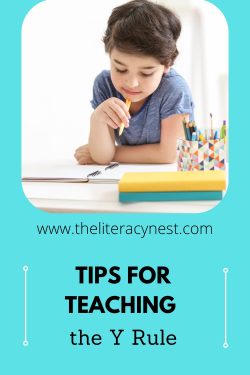 Tips for Teaching the Y Rule - The Literacy Nest