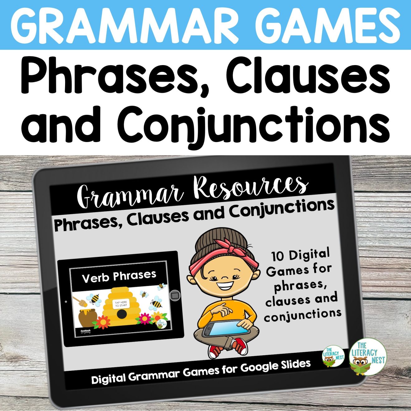 Phrases Clauses and Conjunctions Grammar Games - The Literacy Nest