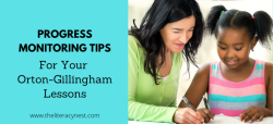 Progress Monitoring Tips for OG - The Literacy Nest