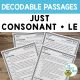 Decodable Passages for Consonant + LE Syllables - The Literacy Nest