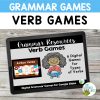 Parts of Speech Games for Verbs - The Literacy Nest