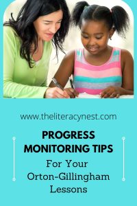 Progress Monitoring Tips for OG - The Literacy Nest