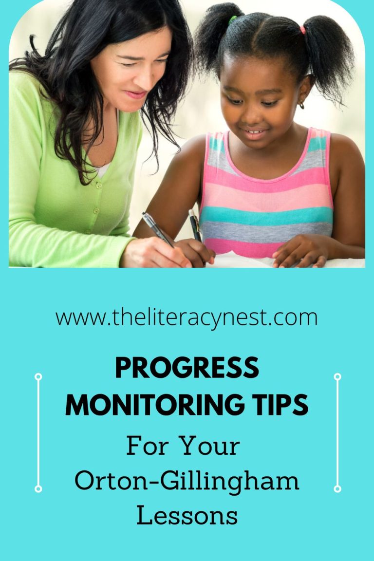Progress Monitoring Tips for OG - The Literacy Nest