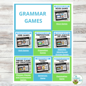 Grammar Games Bundle - The Literacy Nest