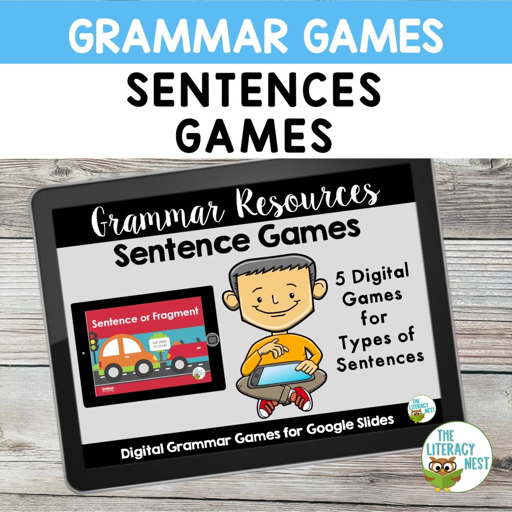 Types of Sentences Games - The Literacy Nest