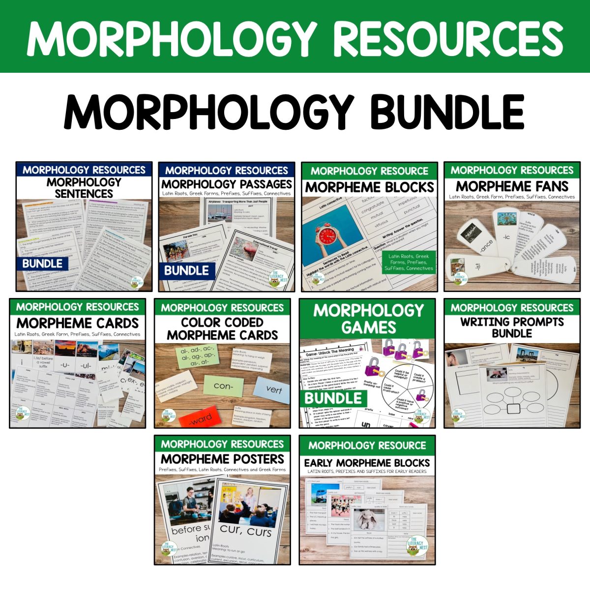Suffix Morphology Writing Prompts - The Literacy Nest