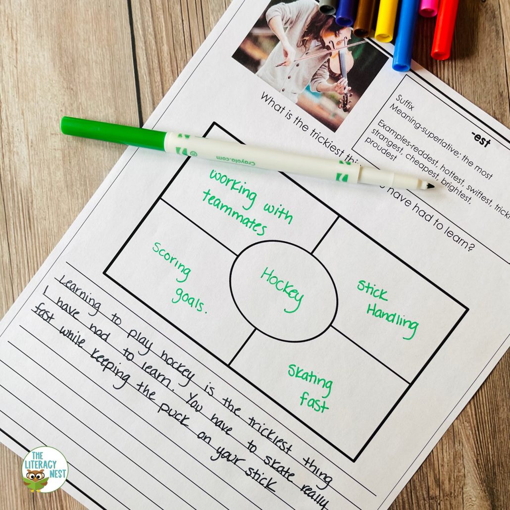 Suffix Morphology Writing Prompts - The Literacy Nest