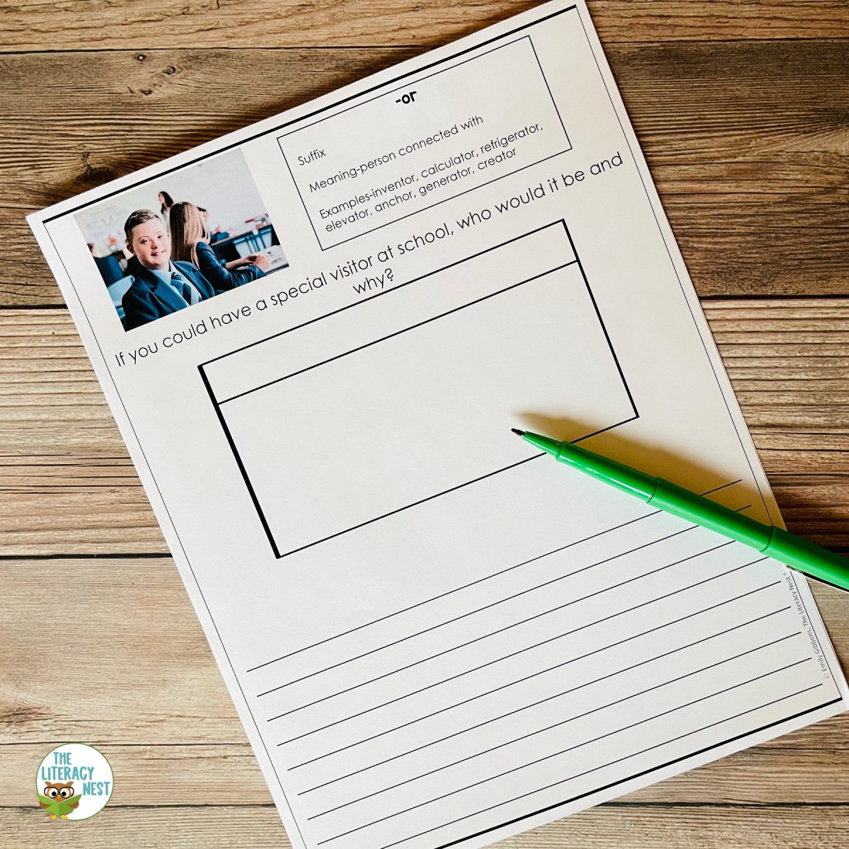 Suffix Morphology Writing Prompts - The Literacy Nest