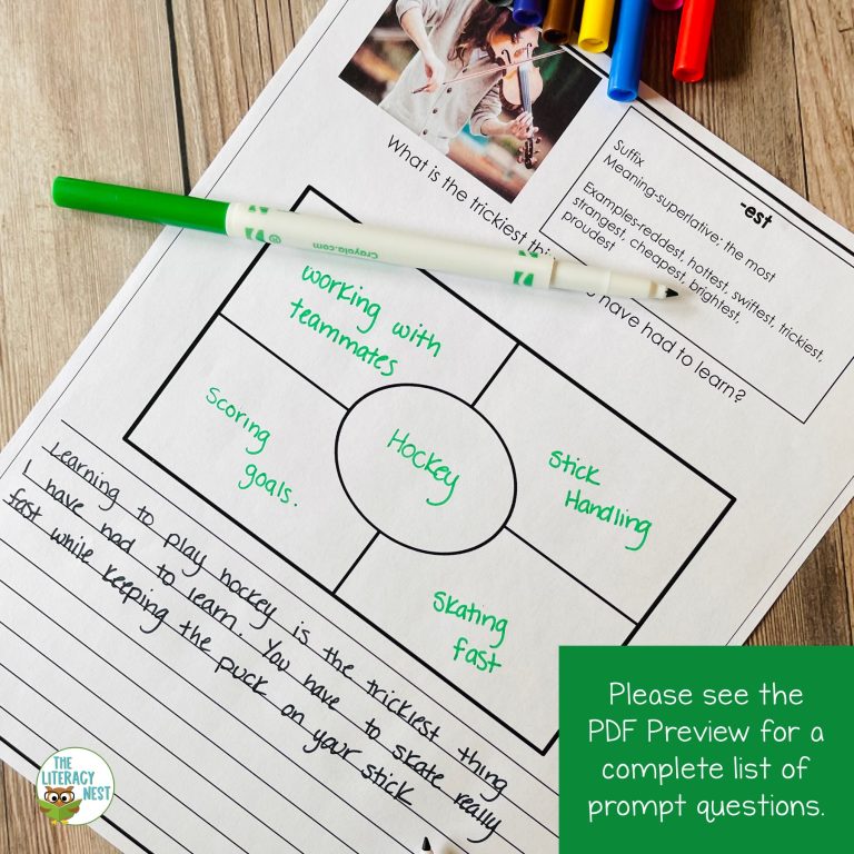 Morphology Writing Prompts Bundle - The Literacy Nest