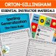 Orton-Gillingham Forms and Materials For Lesson Planning and ...