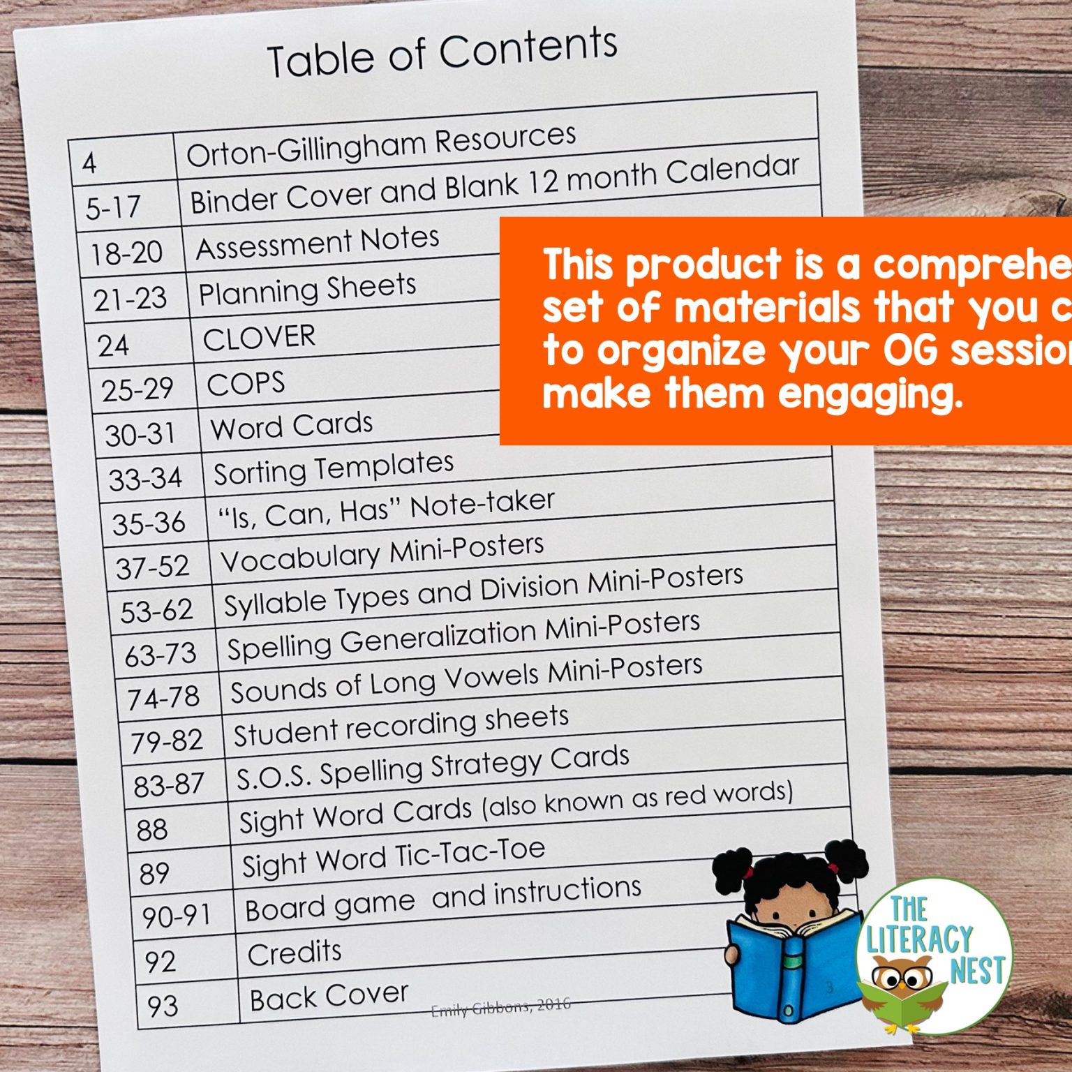 Orton-Gillingham Forms and Materials For Lesson Planning and ...