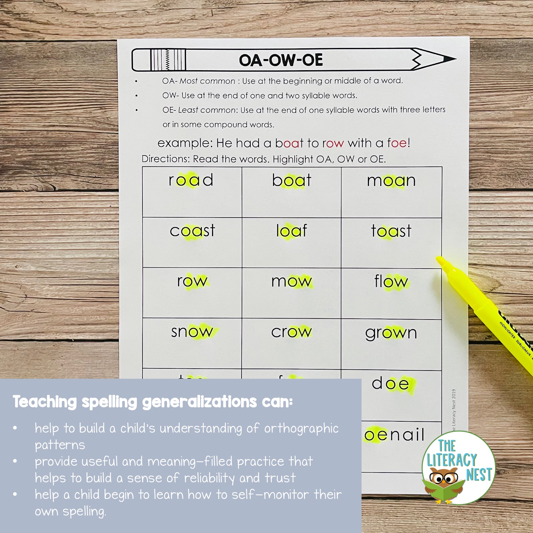 Spelling Choices for Long O: Tips for Teaching this Spelling ...