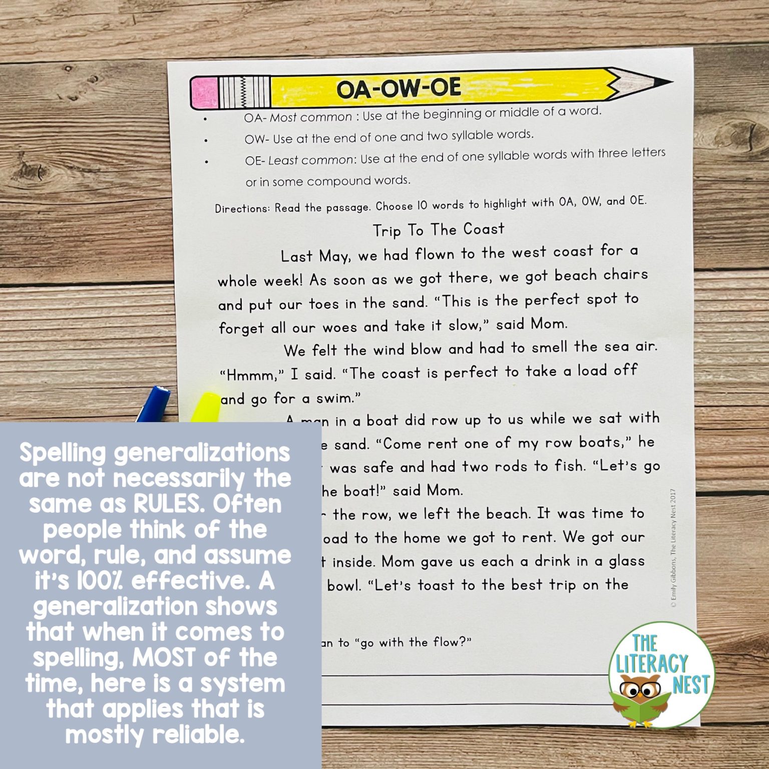 Spelling Choices for Long O: Tips for Teaching this Spelling ...