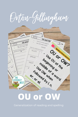 Is it OU or OW? Tips for Teaching This Two-Part Spelling Generalization ...