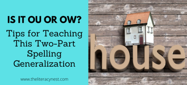 Is it OU or OW? Tips for Teaching This Two-Part Spelling Generalization ...