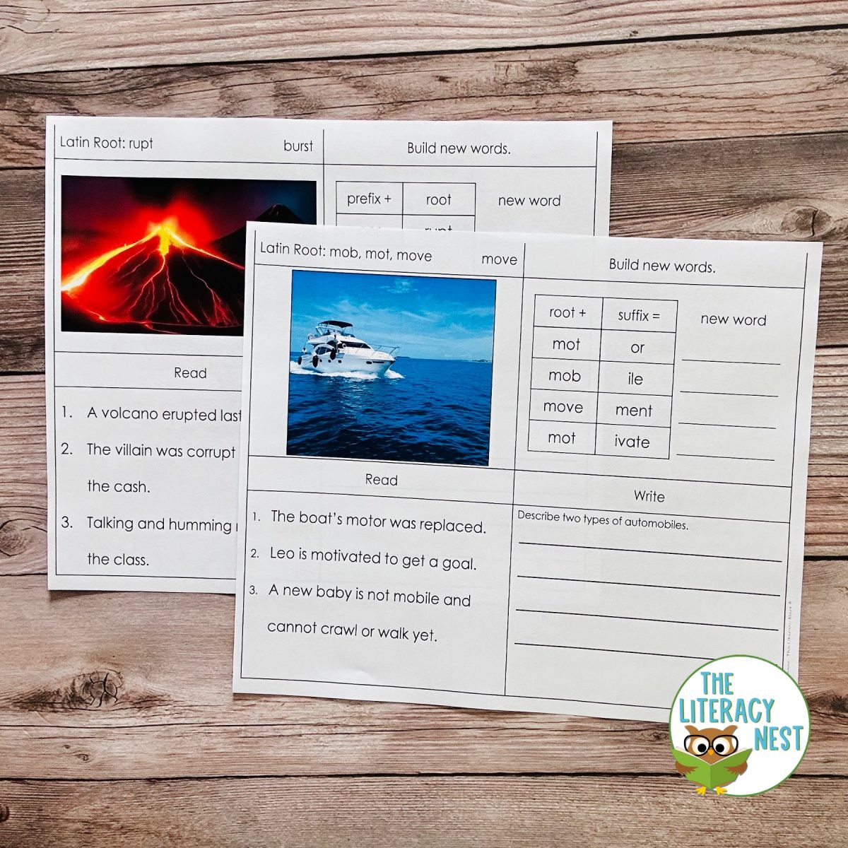 Morphology Activities Prefixes, Suffixes, Roots for Early Readers - The ...