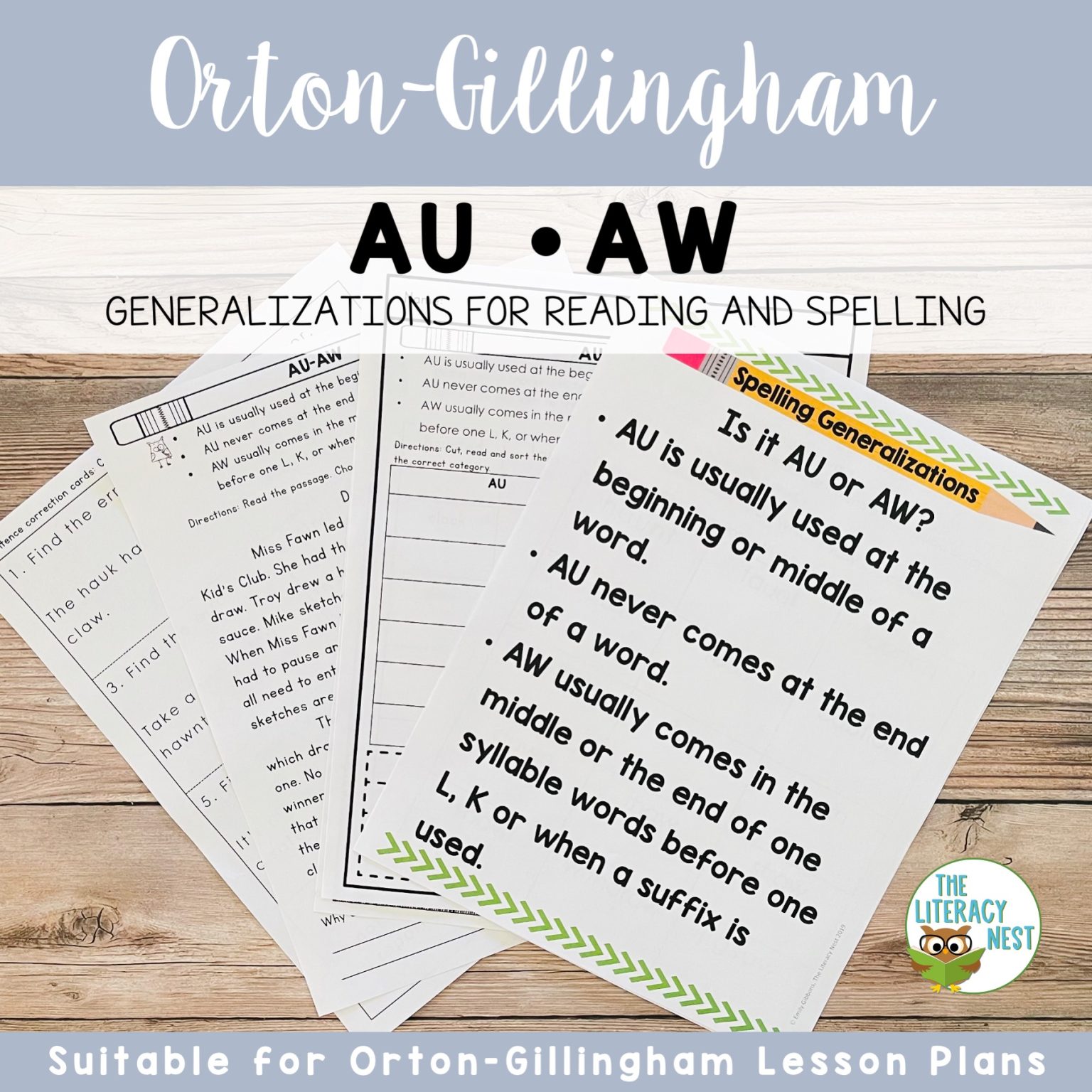 Is It AU or AW? Spelling Strategies For Vowel Teams - The Literacy Nest
