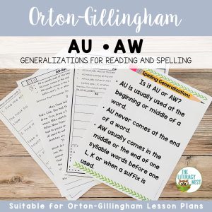Is It AU or AW? Spelling Strategies For Vowel Teams - The Literacy Nest