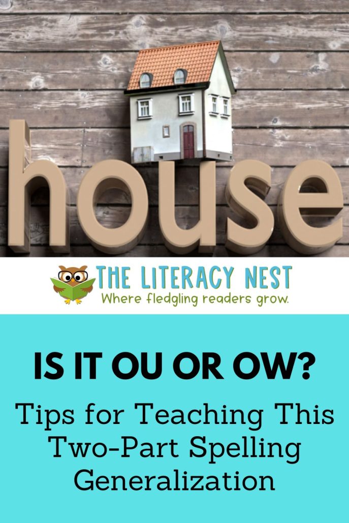 Is it OU or OW? Tips for Teaching This Two-Part Spelling Generalization ...