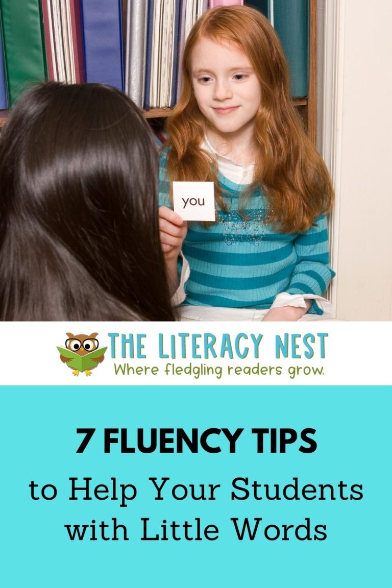 7 Fluency Tips for Little Words - The Literacy Nest