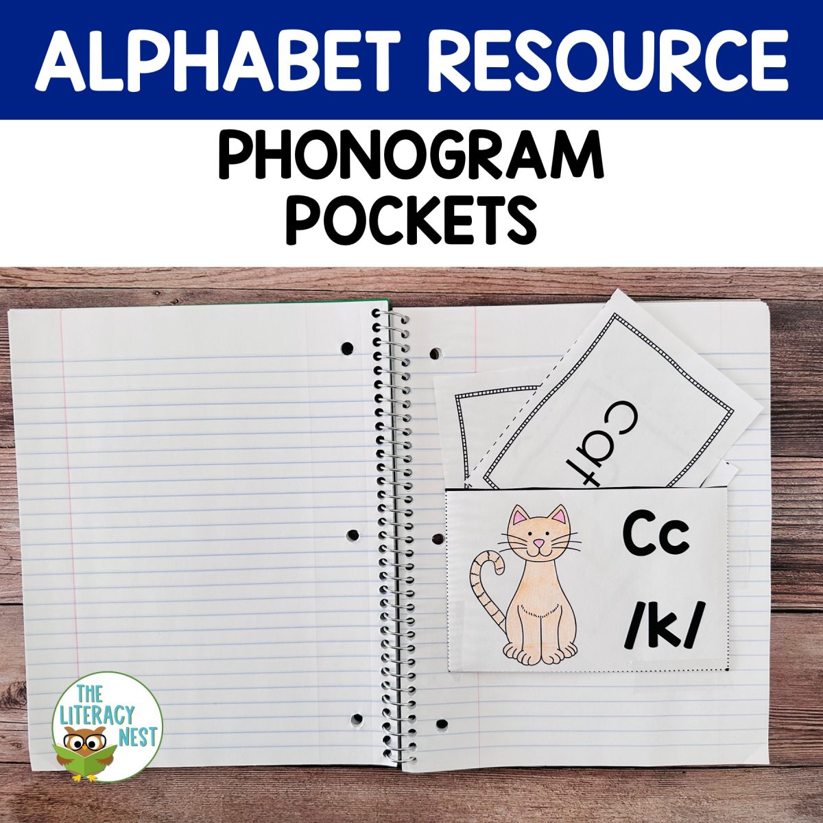 Orton-Gillingham Alphabet Resources Phonogram Pockets - The Literacy Nest