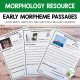 Morphology Activities Early Reader Passages for Prefixes, Suffixes ...