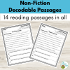 Nonfiction Decodable Passages for Syllable Types and Syllable Division ...