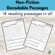 Nonfiction Decodable Passages for Syllable Types and Syllable Division ...