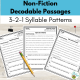 Nonfiction Decodable Passages for Syllable Types and Syllable Division ...