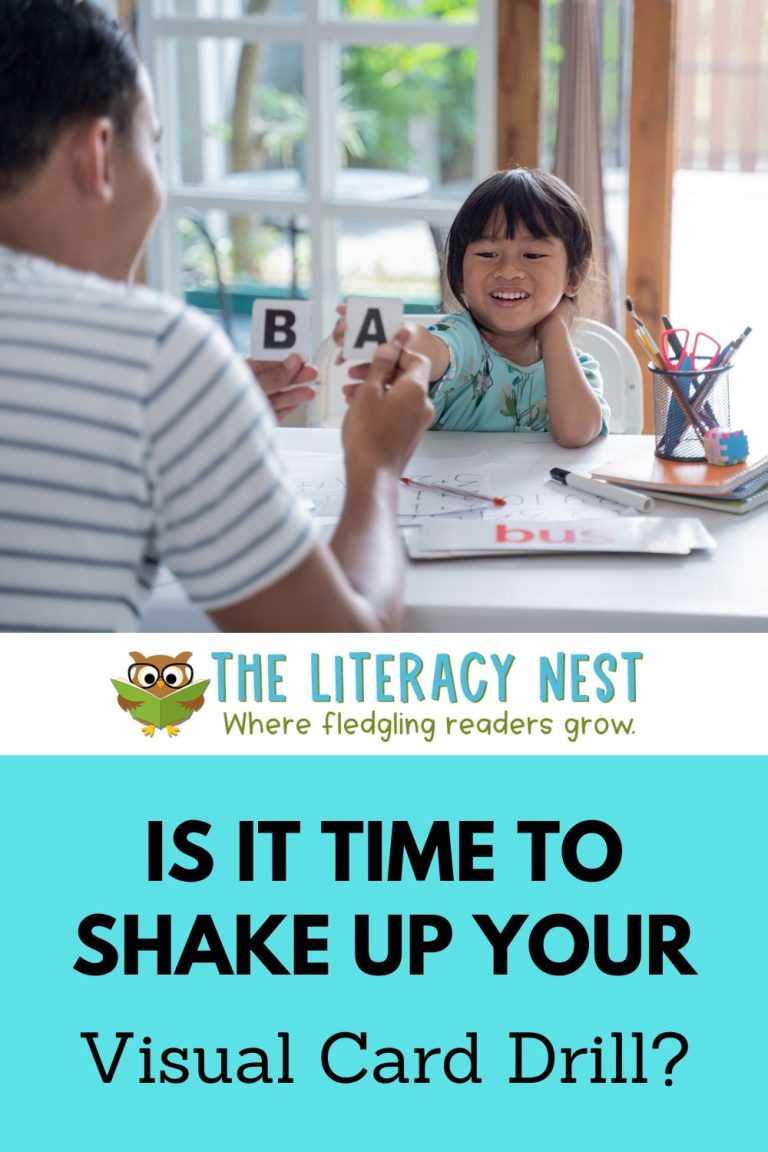 Is It Time to Shake Up Your Visual Card Drill? - The Literacy Nest