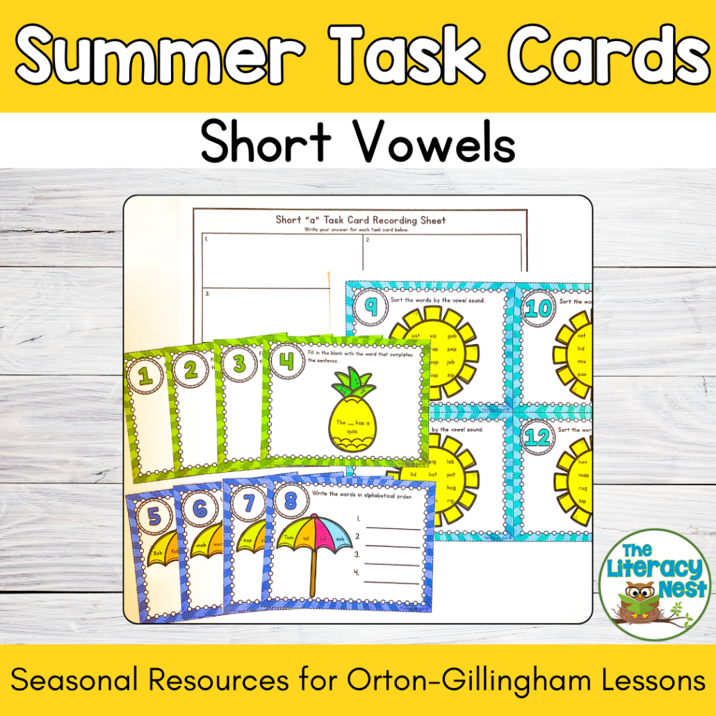 Task Cards Archives - The Literacy Nest