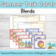 Summer Phonics Activities Task Cards Consonant Blends Review - The ...