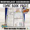 Morphology Activities with Morpheme Comic Book Pages - The Literacy Nest