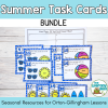 Summer Phonics Review Task Cards Bundle - The Literacy Nest